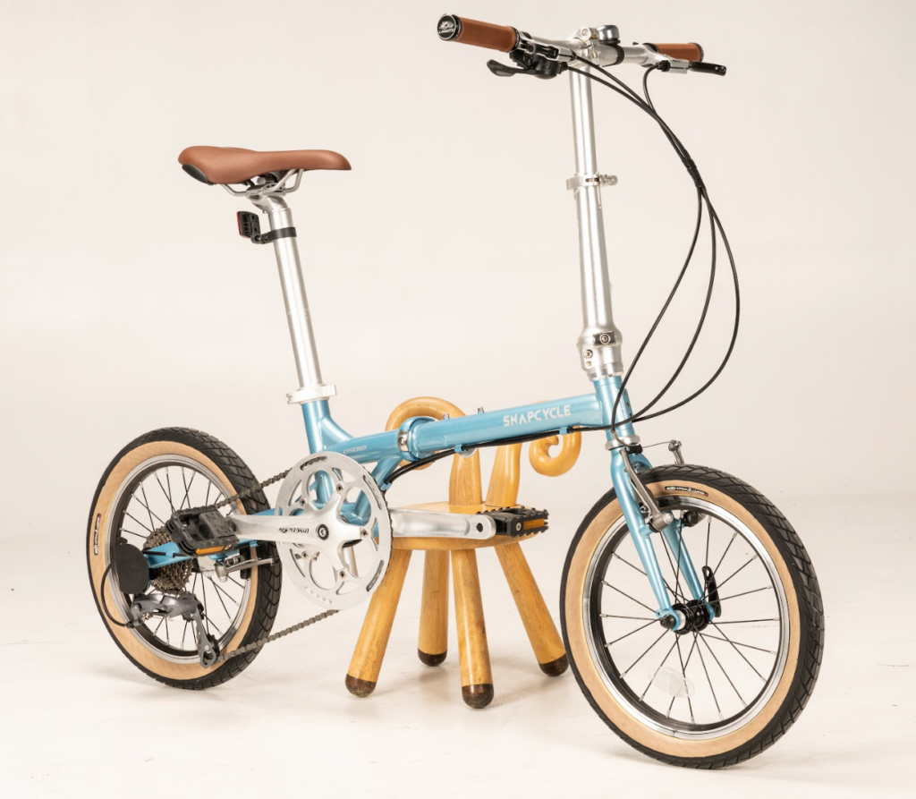 SnapCycle Mini Foldable Bicycle - 8 Speed | Portable E-Bikes for Urban ...