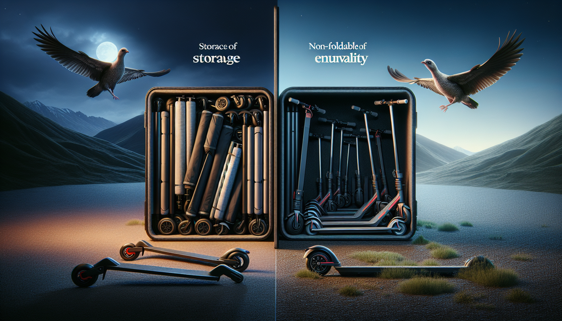 Foldable vs. Non-Foldable Electric Scooters: Storage & Durability ...