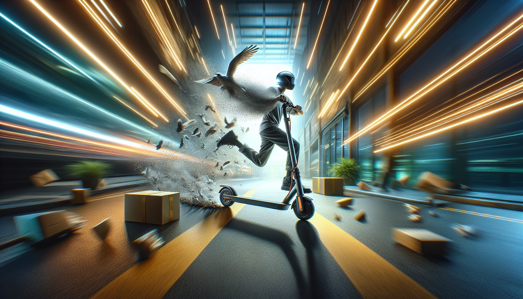 The Ultimate Convenience: eDegree CS1 Standing Electric Scooter for Errands